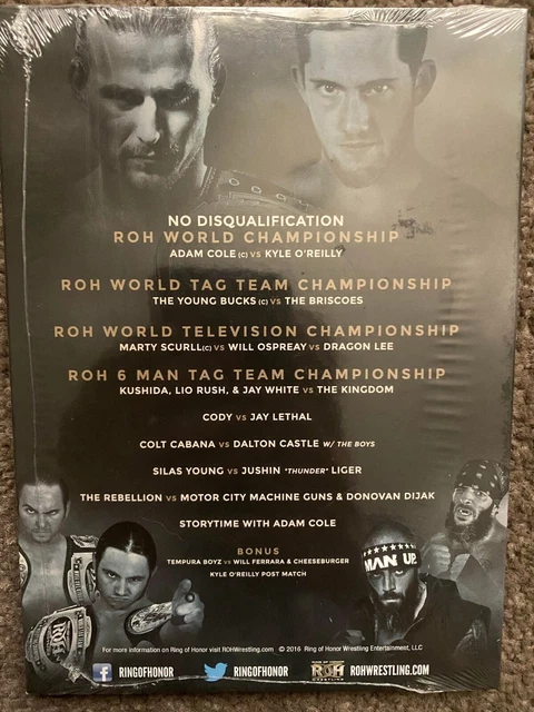 RING OF HONOR Wrestling - Final Battle 2016 DVD WWE AEW ROH NJPW SEALED ...