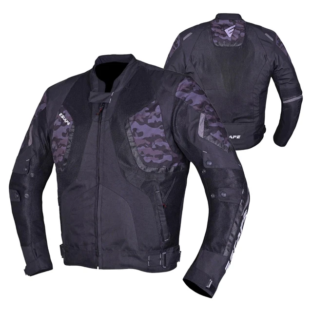 MEN'S CAMO MESH Motorbike Riding Jacket CE Armor Waterproof Motorcycle ...