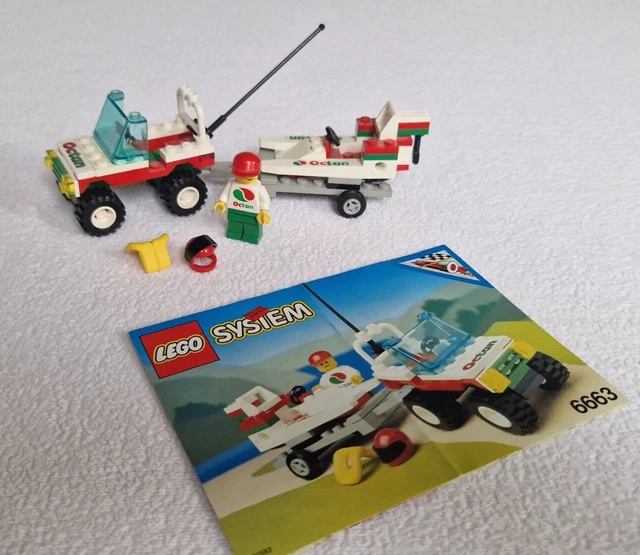 LEGO SYSTEM 6663 Octan Schnellboot Wave Rebel Minifigur +Bauanleitung ...