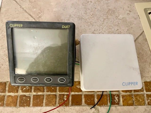 NASA MARINE CLIPPER Depth Sounder System with Transducer & Cover CLIP ...