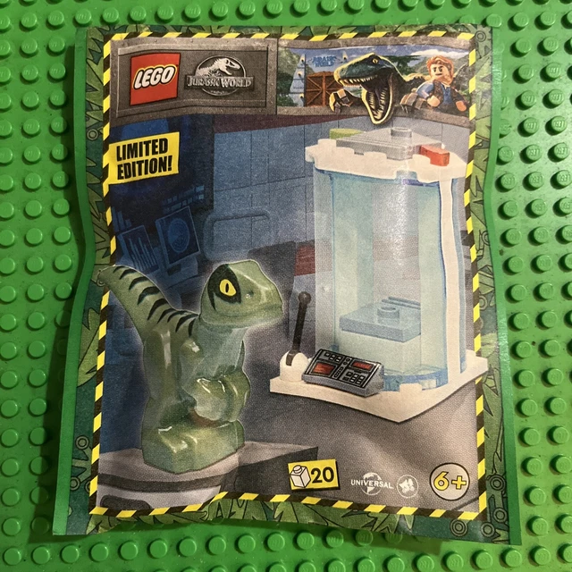 LEGO JURASSIC WORLD Raptor With Incubator Minifigure Polybag £4.49 ...