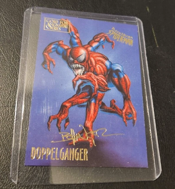 1995 ULTRA FLEER Spider-Man Gold Foil Signature Series #2 Double Ganger ...