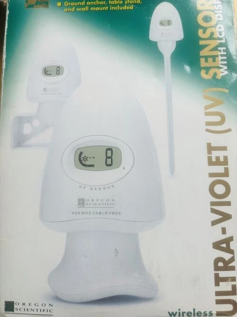 OREGON SCIENTIFIC UV Sensor Ulta-Violet Index UVR138 White NEW £30.00 ...