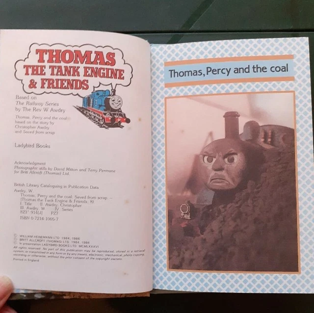 THOMAS THE TANK Engine ' Thomas Percy & The Coal' Ladybird Book £3.49 ...