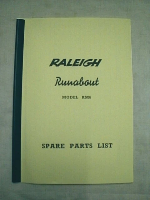 RALEIGH RUNABOUT RM6 Moped Spare Parts List RAL06 £9.40 - PicClick UK