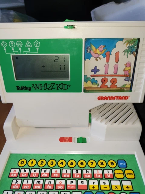 RARE VINTAGE GRANDSTAND Electronic IQ Builders Super Talking Whizz Kid ...
