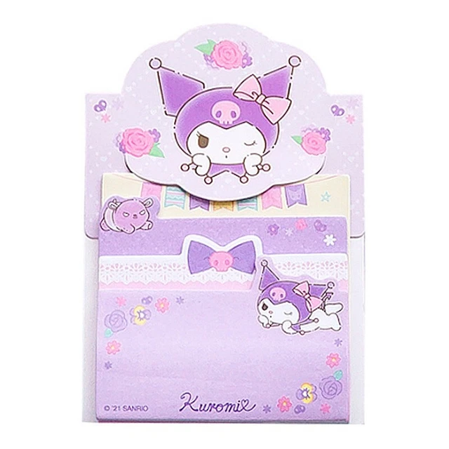 KUROMI NOTES AUTOCOLLANTES Memo Pad Original Sanrio Anime Manga Kawaii ...