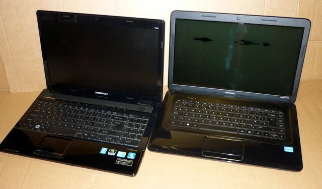 *UNTESTED* JOB LOT Laptops Medion Akoya P6627 & HP Compaq CQ58 Core i3 ...