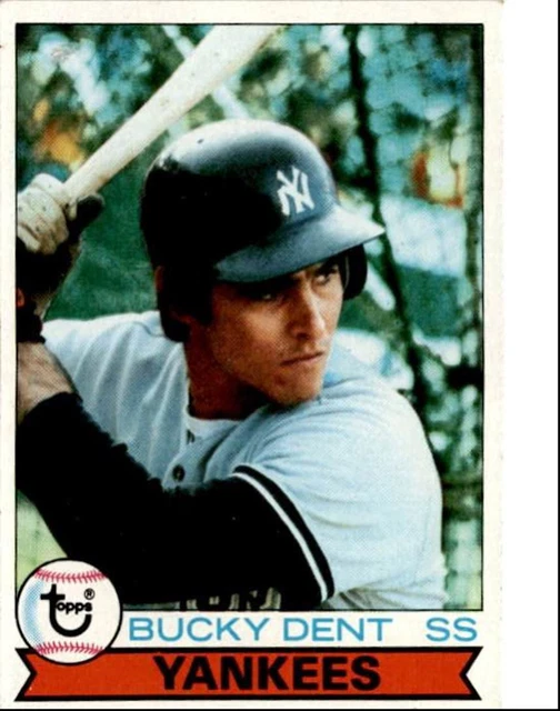 1979 TOPPS BURGER King New York Yankees Bucky Dent New York Yankees #14 ...