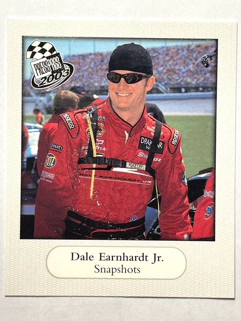 HOF'ER DALE EARNHARDT JR 2003 Press Pass SNAPSHOTS INSERT Racing Card # ...