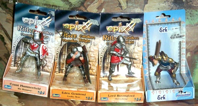 4 X BOXED Revell Epixx & Bullyland Medieval Soldiers £28.75 - PicClick UK