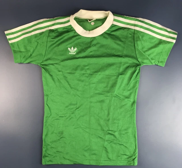 ADIDAS VINTAGE TEMPLATE 1970'S 1980'S Football Shirt Jersey Green Size ... ADIDAS VINTAGE TEMPLATE 1970'S 1980'S Football Shirt Jersey Green Size ...