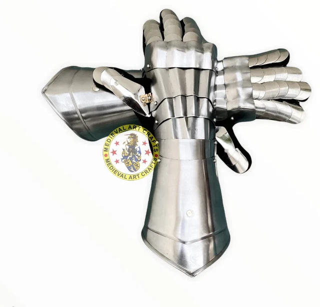 MEDIEVAL KNIGHT ARMOR Gauntlets, functional Armor, use Cosplay Sca ...