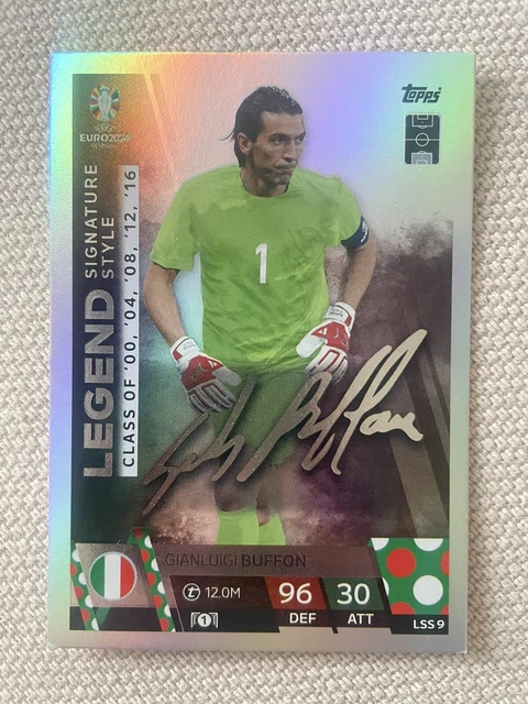 MATCH ATTAX EURO 2024 PRO Legend Signature Style LSS9 Gianluigi Buffon ...