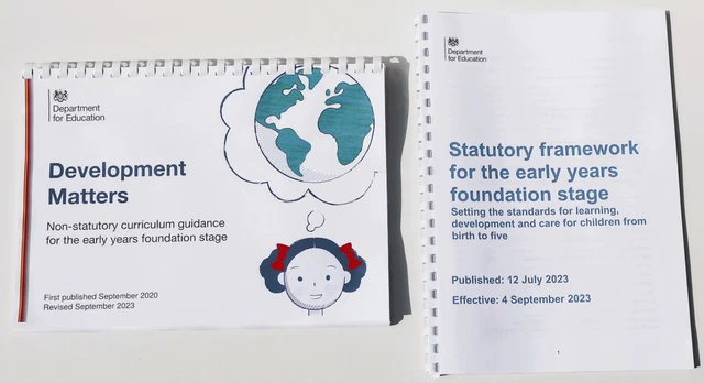 EYFS 2021 DEVELOPMENT Matters & 2023 Statutory Framework Early Years ...