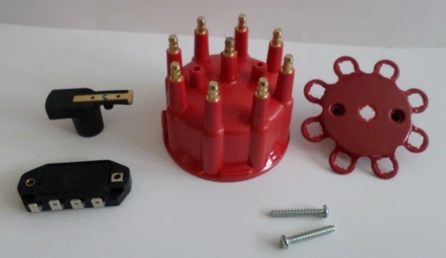 RED READY-TO-RUN/SMALL HEI Replacement Distributor Cap,Rotor & module ...