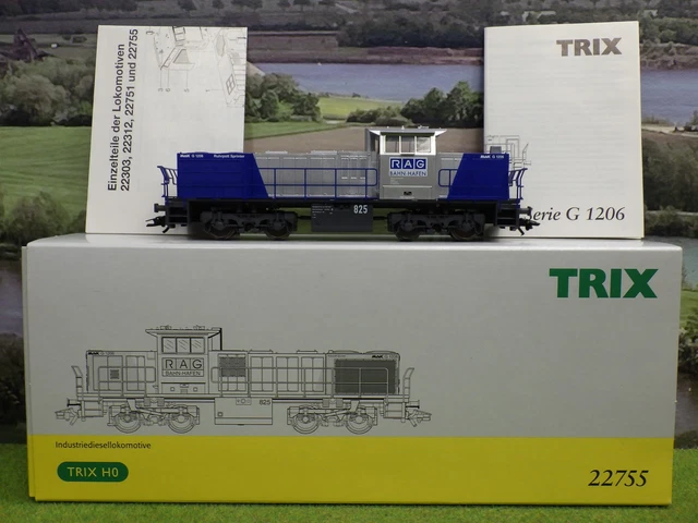 TRIX 22755 H0 Diesellok RAG Bahn Hafen Mak G1206 in OVP (RK) U0578 EUR 154,01 - PicClick DE