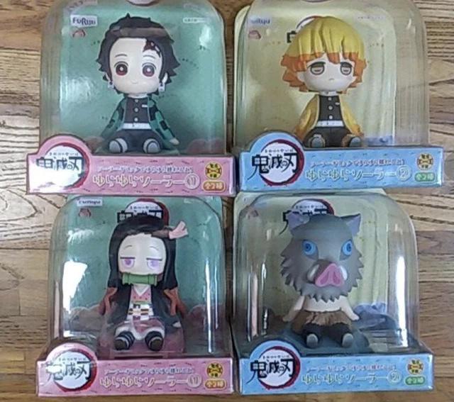 DEMON SLAYER INOSUKE tanjiro nezuko Zenitsu swinging yuraYura Head ...