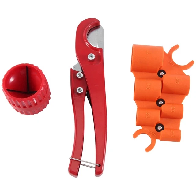 DEBURRING TOOL KIT,PVC Pipe Tubing Cutter Depth Gauge and Pipe Cutter ...