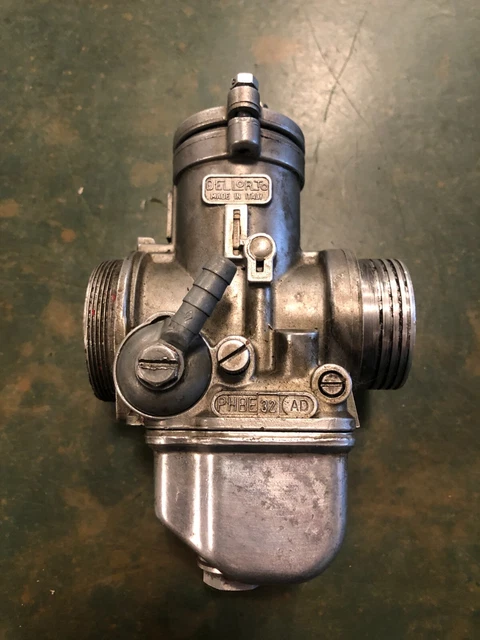CARBURATORE DELL'ORTO ORIGINALE PHBE 32 AD moto d'epoca PHBE32AD EUR ...