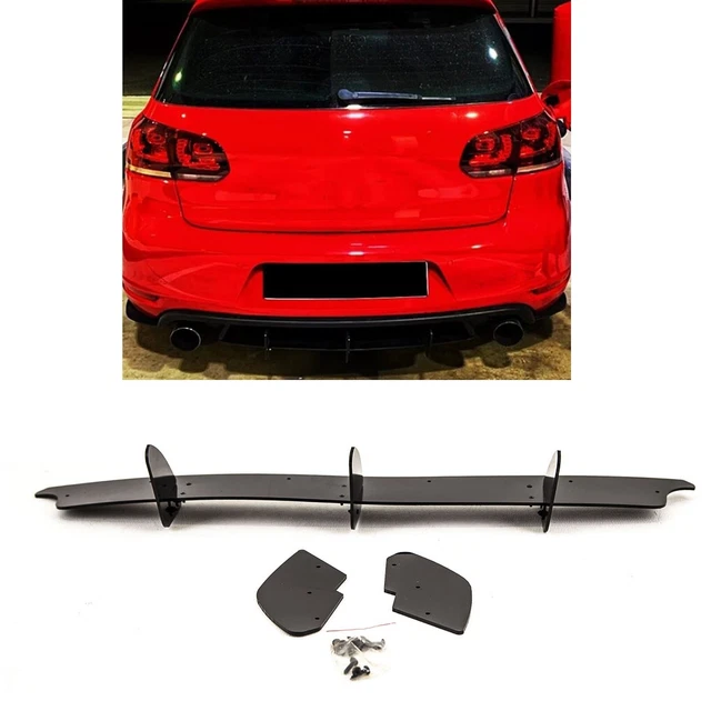 VW GOLF GTI MK6 2008-2013 Rear Bumper Diffuser Splitter Blade Style ...
