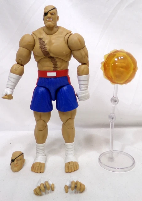 JADA TOYS FIGURA De Acción Street Fighter II Sagat 1:12 Completa EUR 34 ...