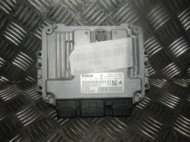 PEUGEOT CITROEN 1.6 Hdi Genuine Engine Management Ecu 9663755480 ...