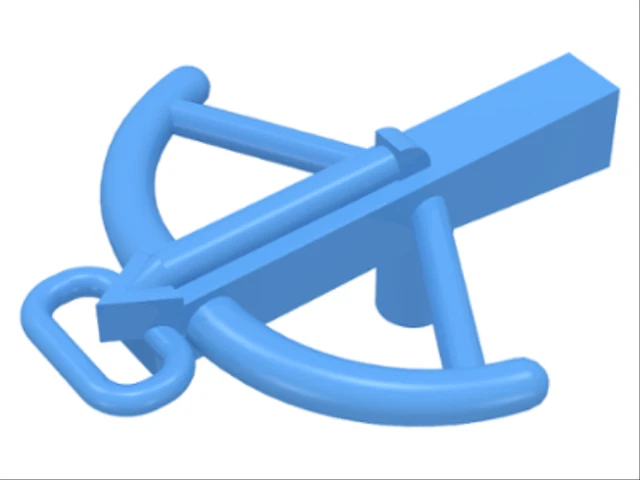 LEGO MINECRAFT WEAPON Blue Azure Crossbow Automatic Arrow Release ...