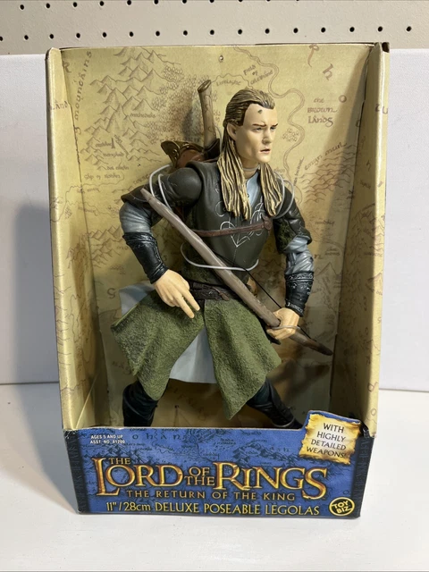 LORD OF THE Rings Return Of The King 11” Deluxe Poseable Legolas Toy ...