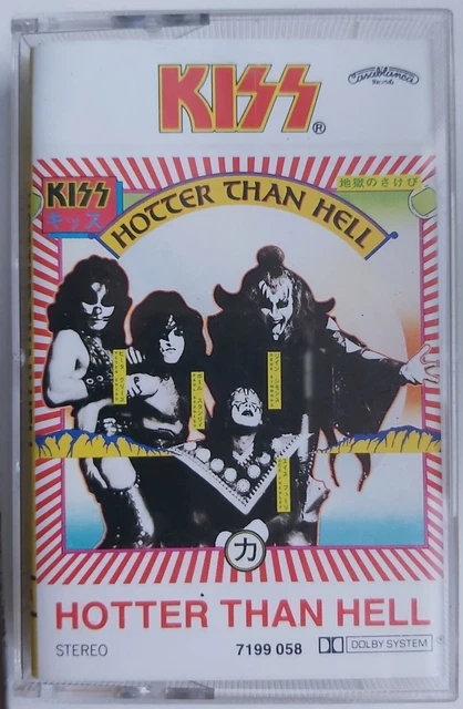 KISS HOTTER THAN Hell Cassette, Dutch pressing £30.00 - PicClick UK