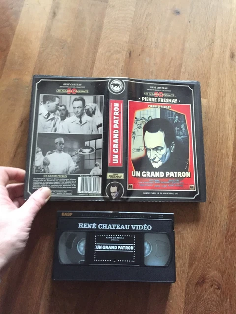 CASSETTE VIDEO VHS CINEMA RENE CHATEAU UN GRAND PATRON pierre fresnay 0 EUR 5,00 - PicClick FR