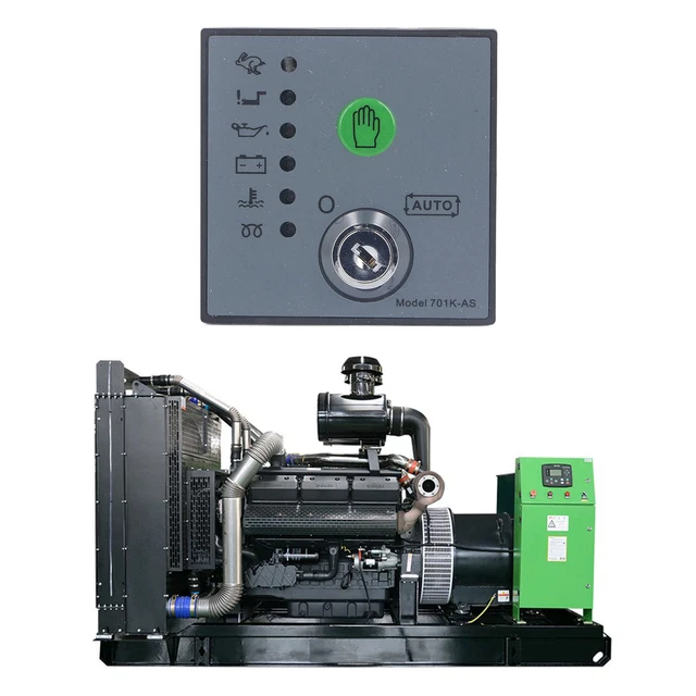GENERATOR CONTROLLER EMERGENCY Stop LED Fault Indication Generator ...