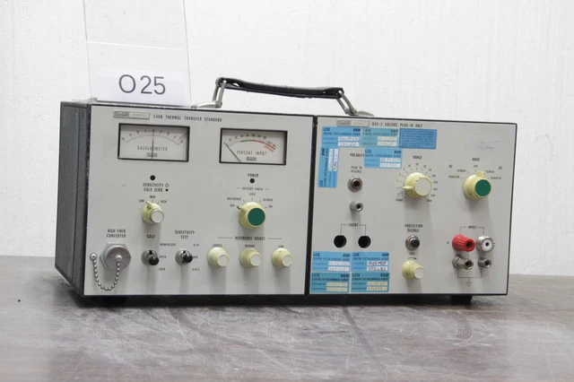 FLUKE 540B + A54-2 THERMAL TRANSFER STANDARD + VOLTAGE Plug-in UNIT ...