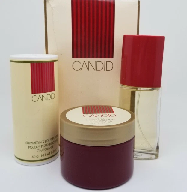 VINTAGE AVON CANDID Gift Set Cologne Spray Perfume 1.7 Skin Softener ...