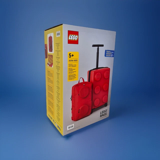 LEGO EXPANDABLE HARDSIDE Carry-On Suitcase & Backpack Luggage Trolley ...