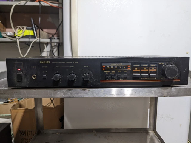 PHILIPS INTEGRATED STEREO Amplifier PA 540B $24.99 - PicClick CA