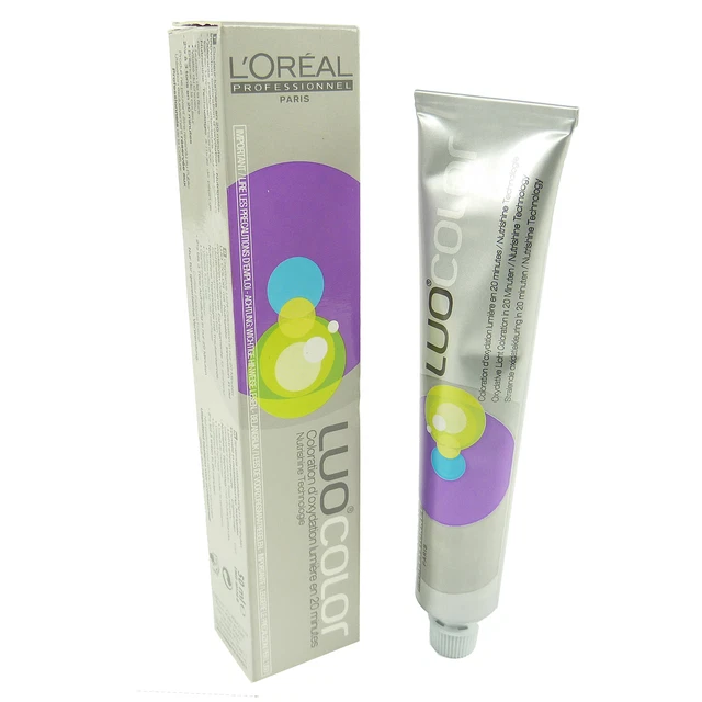 L'ORÉAL PROFESSIONAL LUOCOLOR Permanent Hair Color Coloring Cream 50ml ...