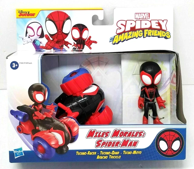 MARVEL MILES MORALES Spidey and His Amazing Friends Techno Racer ...