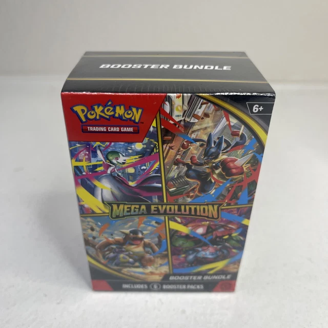 POKÉMON TCG MEGA Evolution Booster Bundle (6 packs) - NEW Sealed IN ...