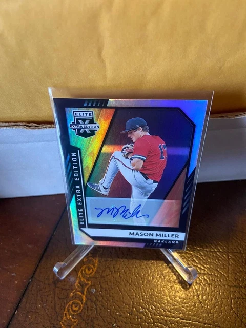 2021 ELITE EDIZIONE Extra Mason Miller Autografo Rookie Card Rc Oakland ...