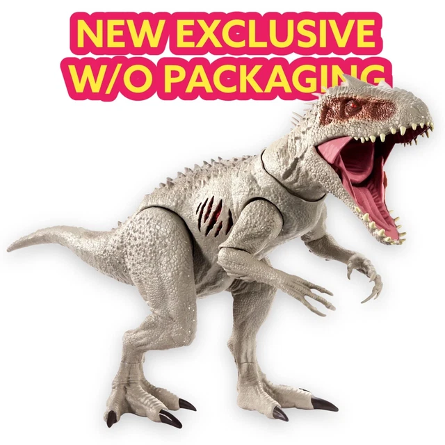 JURASSIC WORLD EXTREME Damage Indominus Rex Roar & Chomp Walmart ...