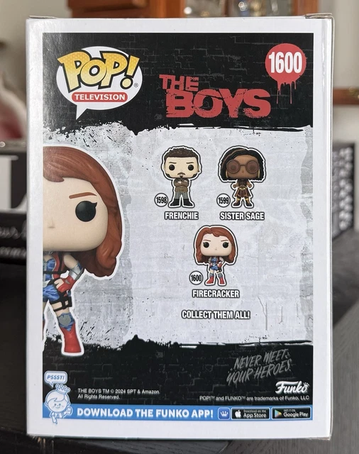 FUNKO POP TELEVISION: FIRECRACKER #1600 The Boys Season 5 w/Protector £ ...