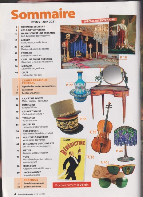 ANTIQUITES-BROCANTE N°272 L'ART De La Toilette / Sem / Lampes Tiffany ...