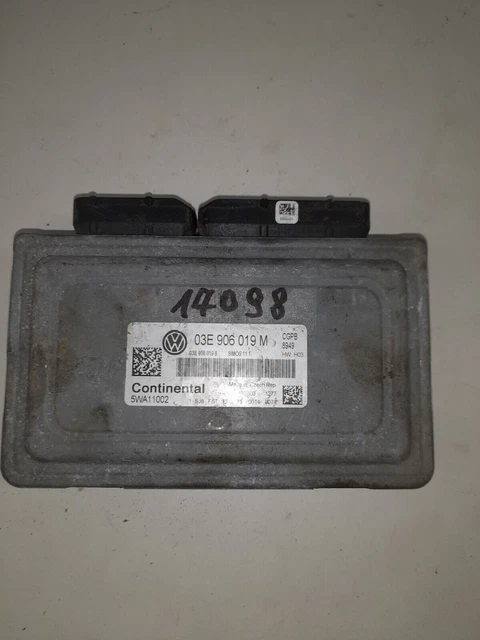 ORIGINAL VOLKSWAGEN ENGINE control unit ECU 5WA11002 03E906019M £20.56 ...
