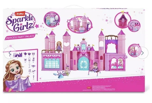 ZURU DOLL PRINCESS Party Palace Sparkle Girlz £26.70 - PicClick UK