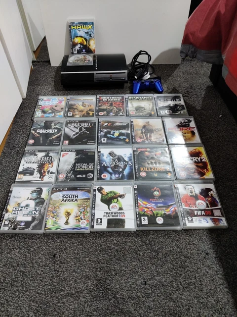 SONY PS3 PLAYSTATION 3 FAT 80GB Black Console / Tested Working : 22 ...