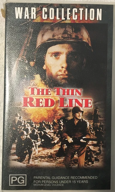 THE THIN RED Line VHS VIDEO MOVIE 1964 WAR DRAMA FILM KEIR DULLEA, JACK ...
