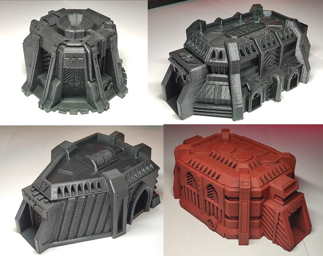 WARHAMMER 40K DAWN of War Angel Gate buildings - 40k Angels Gate Set ...