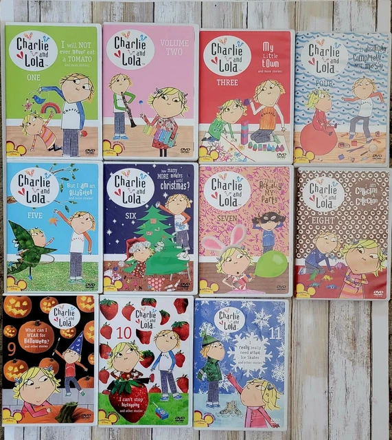 CHARLIE AND LOLA Children Program Complete Season 1,2 & 3 DVD Set( 11 ...