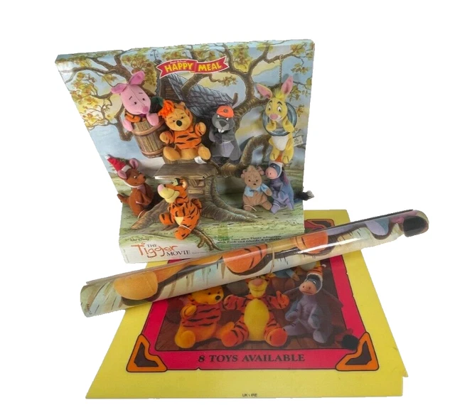 MCDONALDS 2000 THE Tigger Movie Happy Meal Display, Hard Sign & Window ...